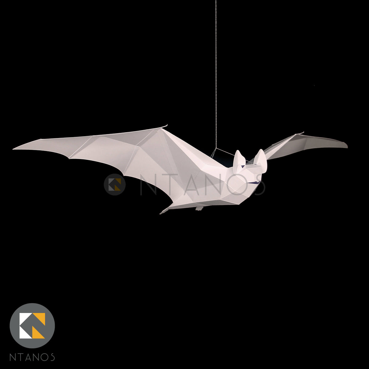 Bat | 3D Bat Papercraft Template By Ntanos | Instant Download