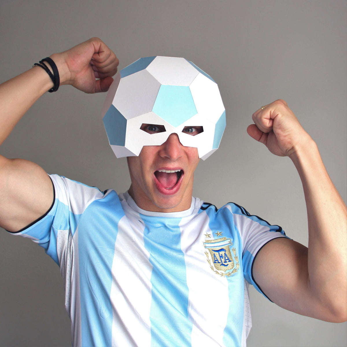 Football Paper Mask | Papercraft Mask Designed By Ntanos - Made By You