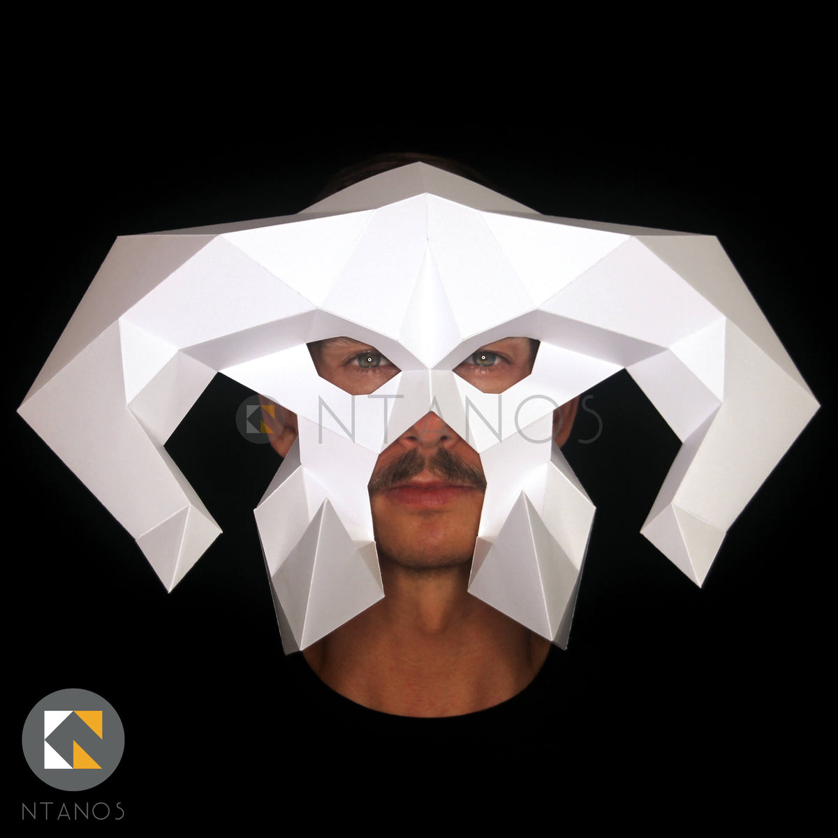 Goliath Demon Mask | Papercraft Masks Templates By Ntanos | Instant ...