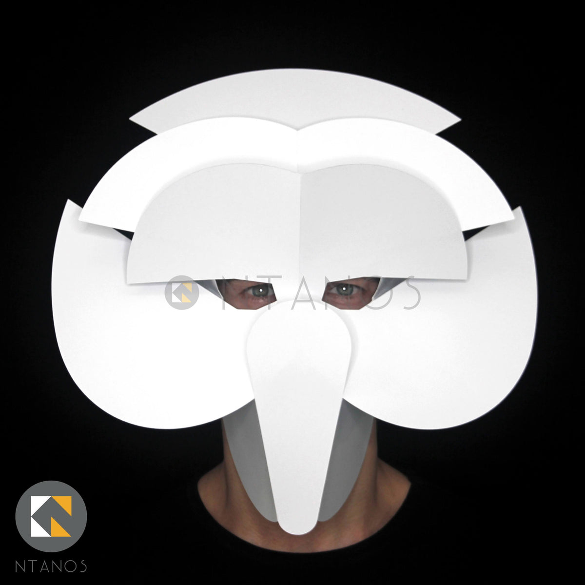 Shell Mask | Papercraft Masks Templates By Ntanos | PDF Download