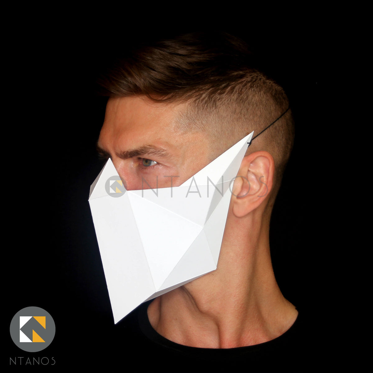 Paper Muzzle Mask | Papercraft Mask Templates By Ntanos