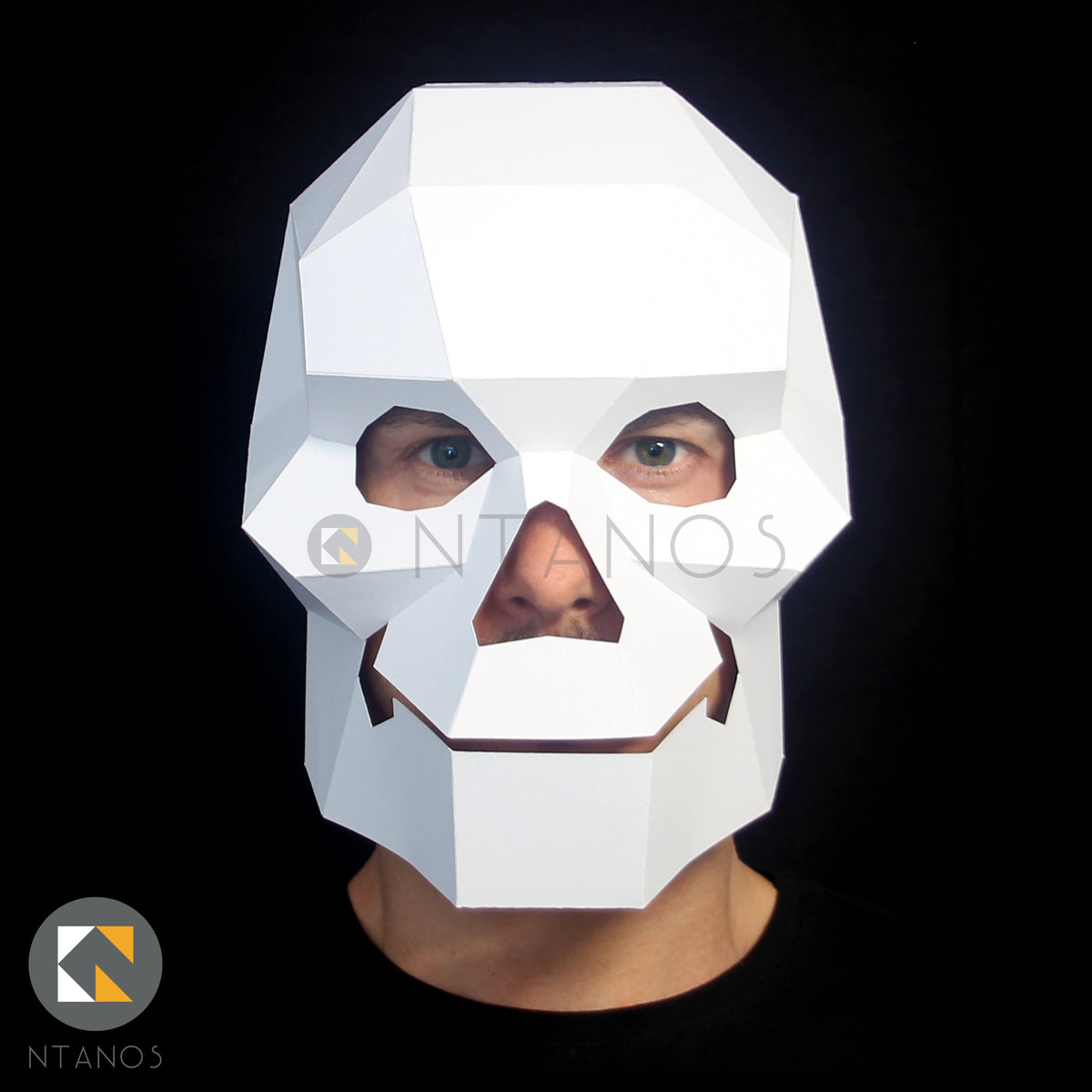 Skull Paper Mask | Papercraft Masks Templates By Ntanos