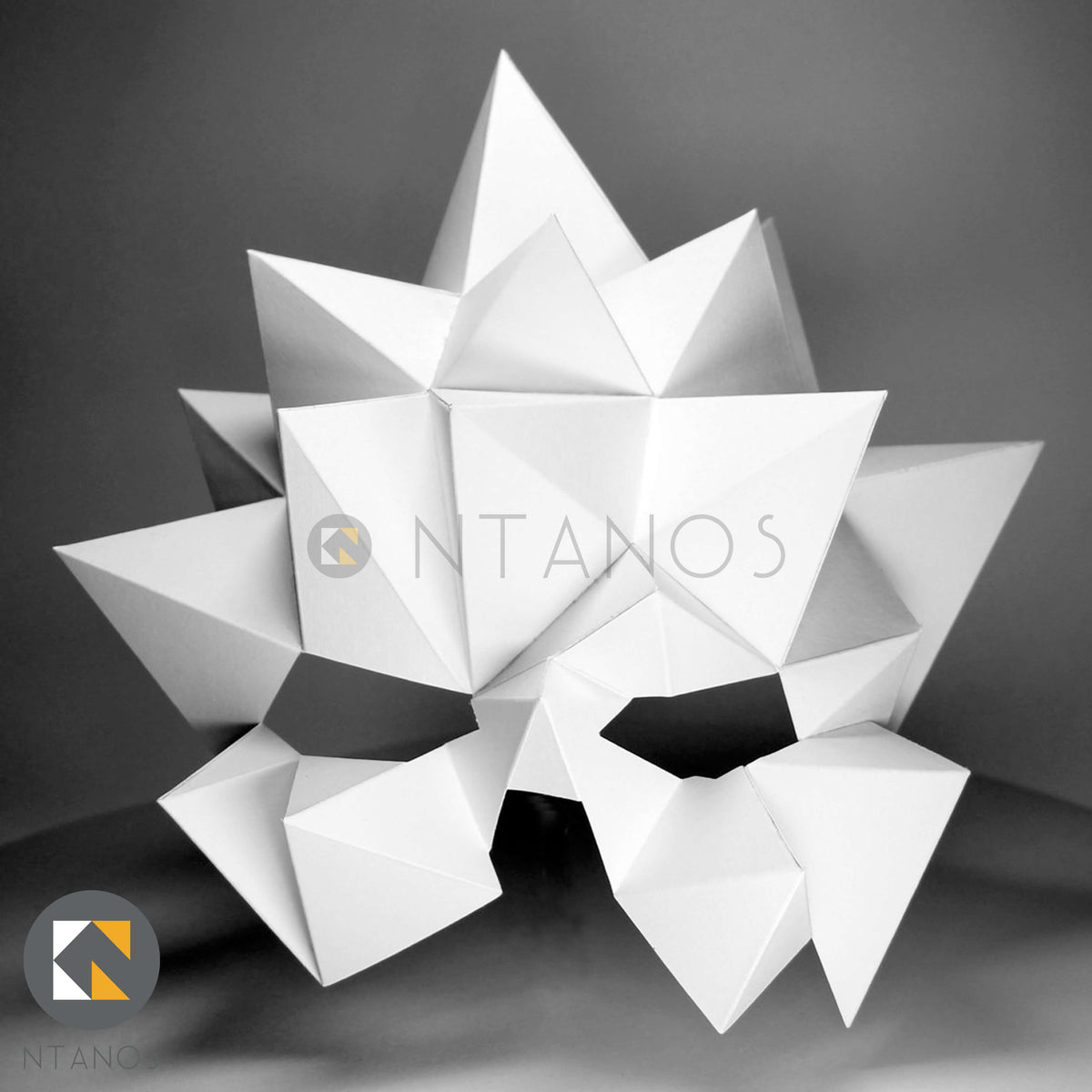 Low-poly Papercraft Mask Templates | Designed By Ntanos