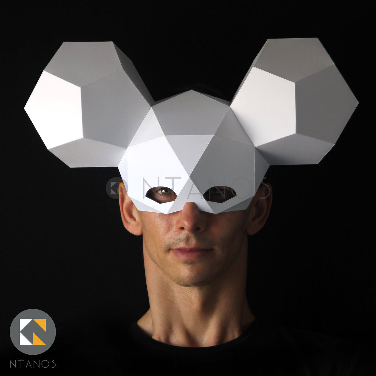 Mouse Paper Mask | Papercraft Masks by Ntanos | Mask Templates