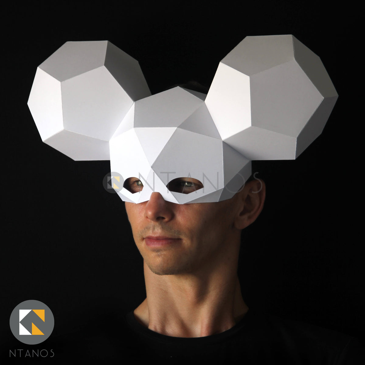 Mouse Paper Mask | Papercraft Masks by Ntanos | Mask Templates