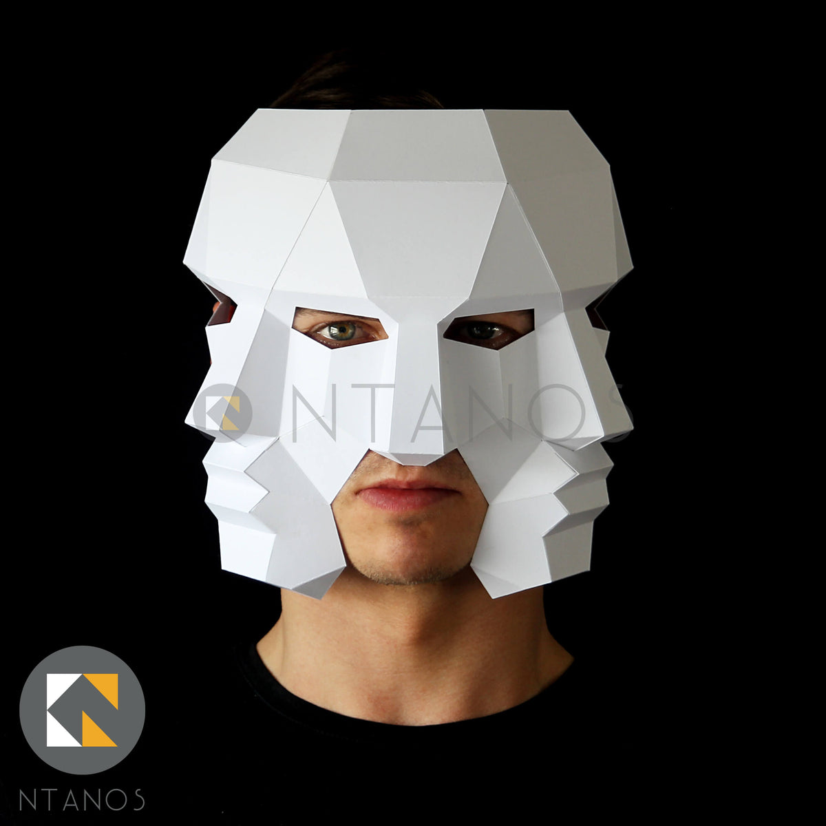 Three Face Mask | Papercraft Masks Templates by Ntanos