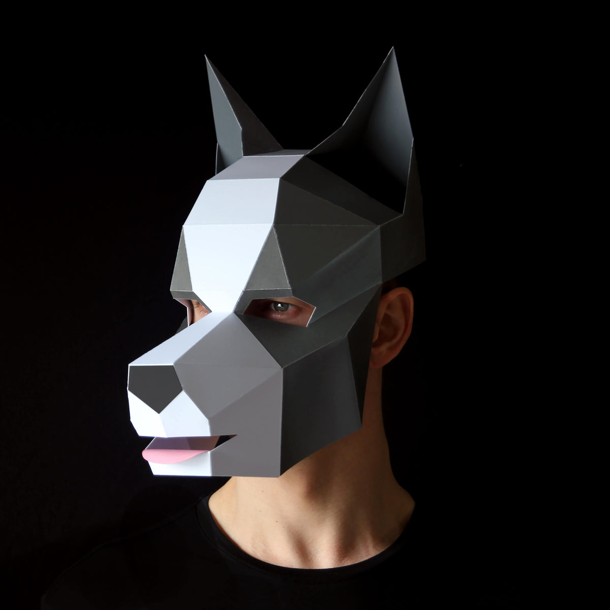 Dog Mask | Papercraft Masks PDF Templates By Ntanos
