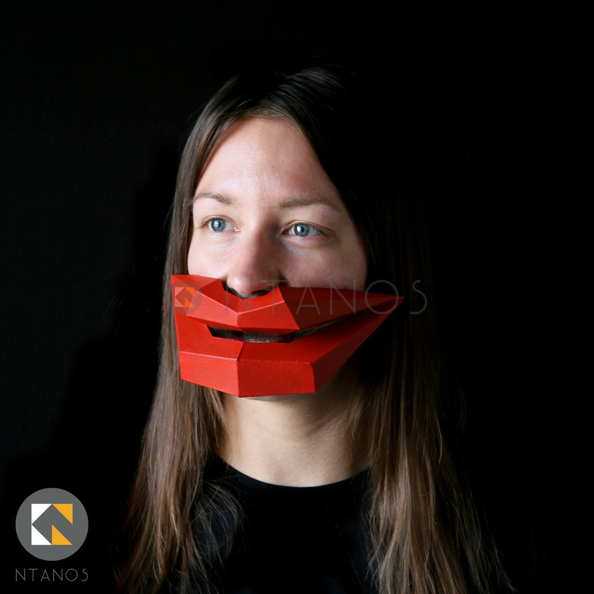 Big Paper Lips | Papercraft Templates Designed by Ntanos