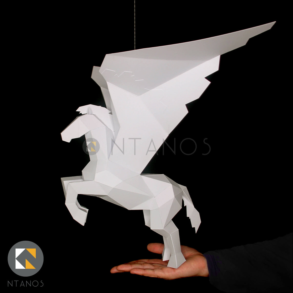 Pegasus | 3D Papercraft Template By Ntanos | Instant Download