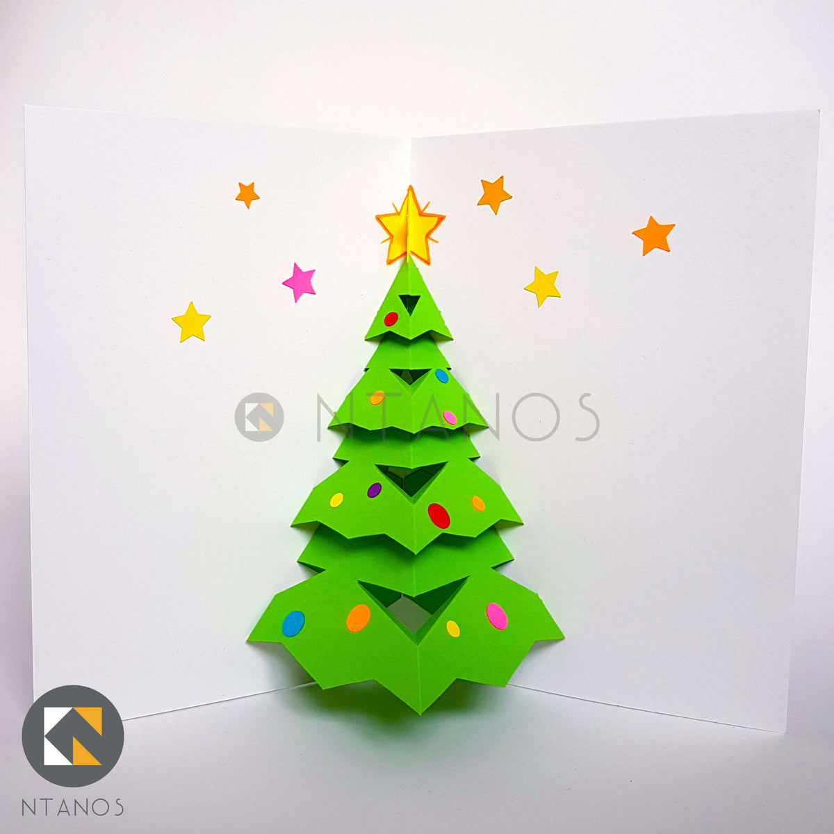 DIY Christmas Tree Pop-up Card – Ntanos
