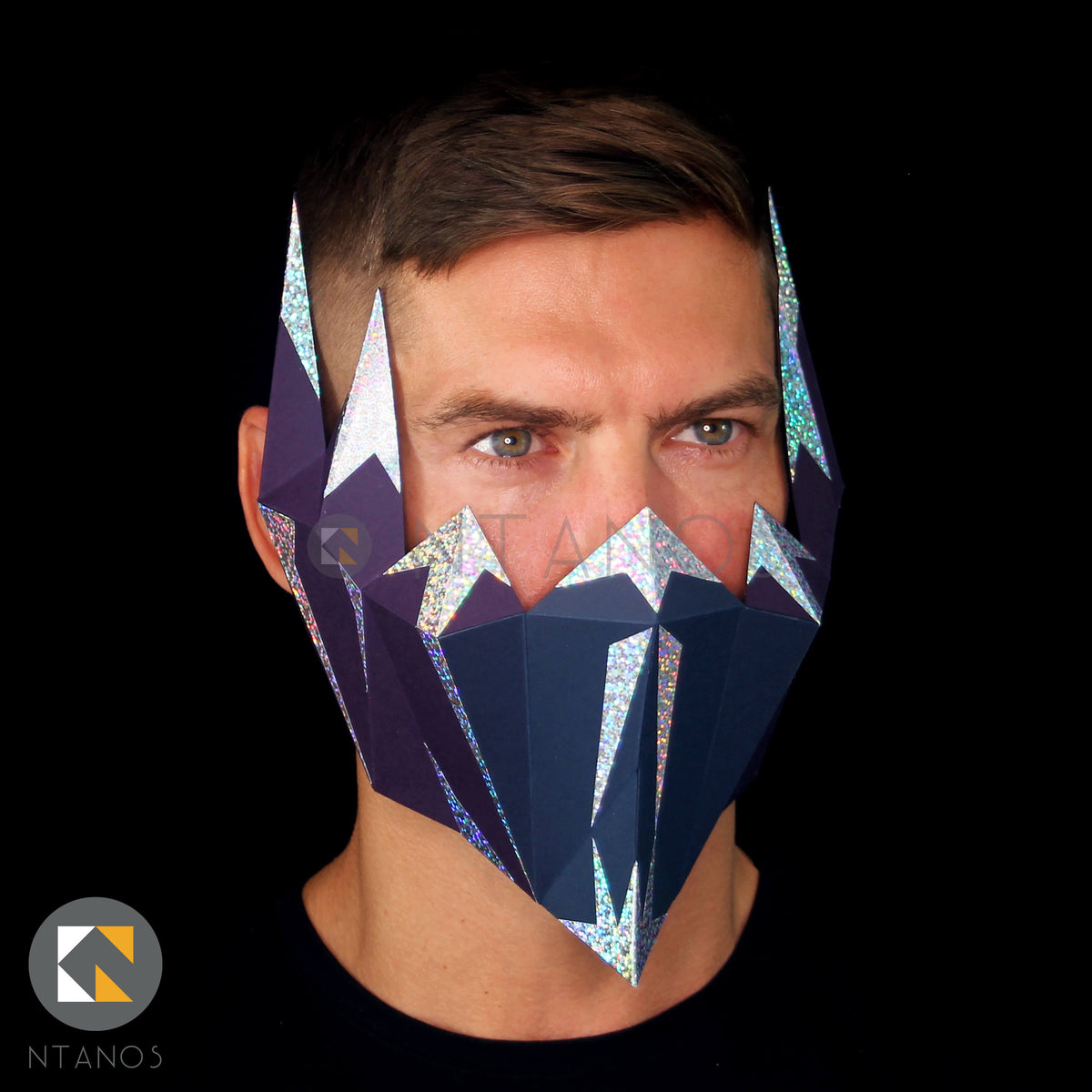 Spiky Muzzle Mask | Halloween Paper Masks By Ntanos | Make it yourself