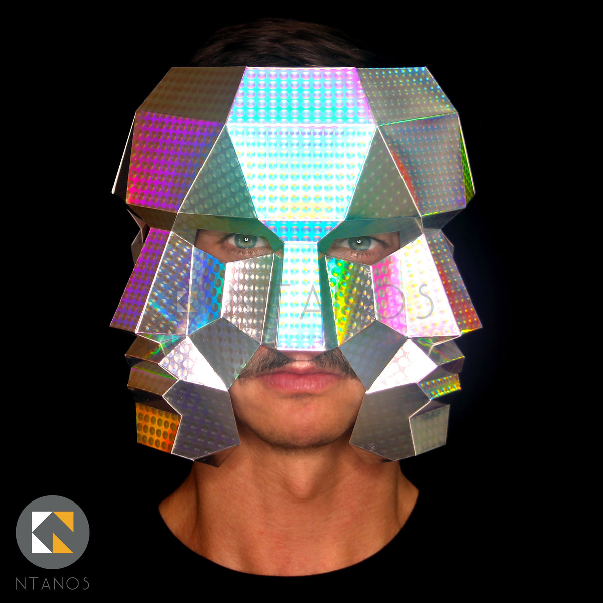 Three Face Mask | Papercraft Masks Templates by Ntanos