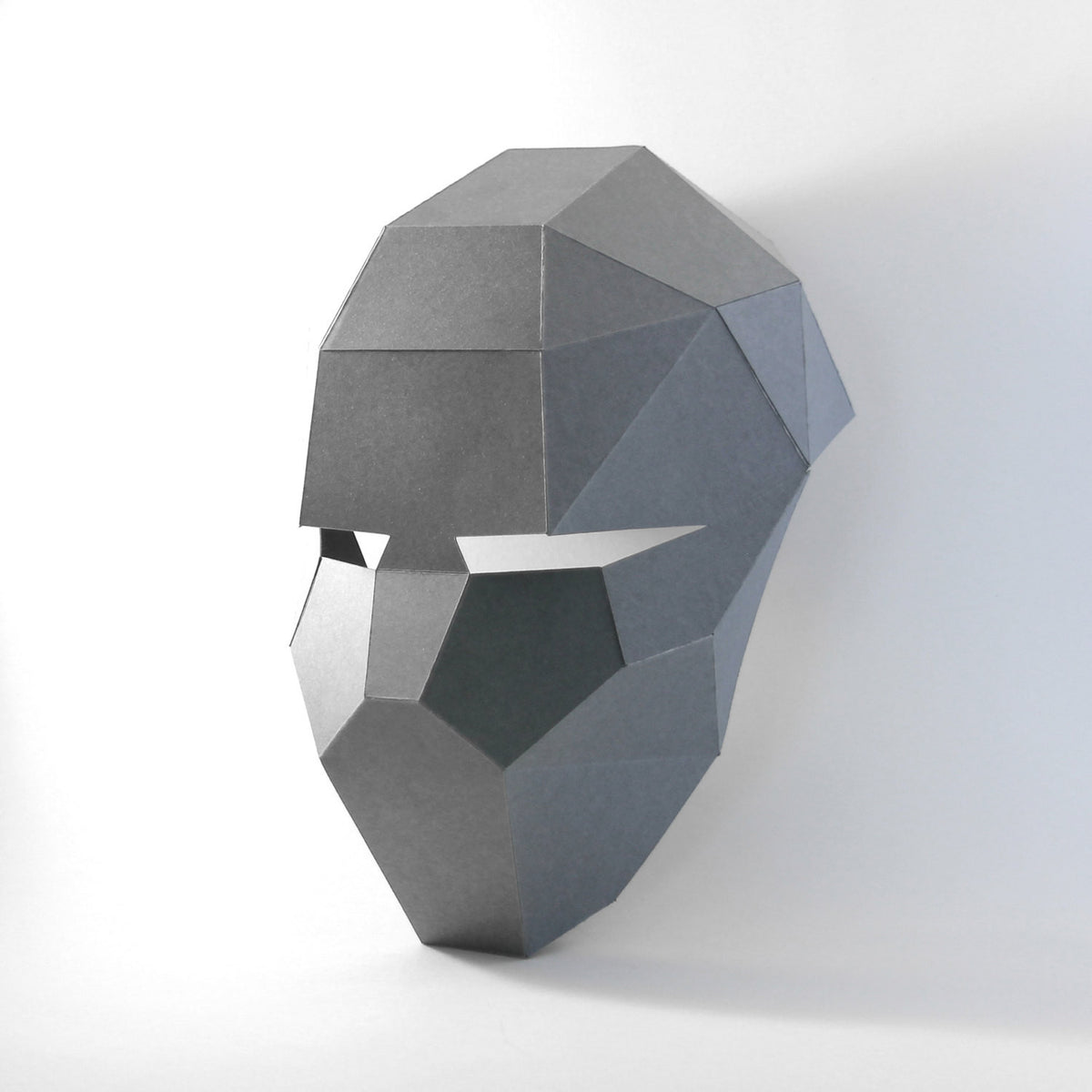 Robot Paper Mask | Low -poly Papercraft Mask Templates By Ntanos