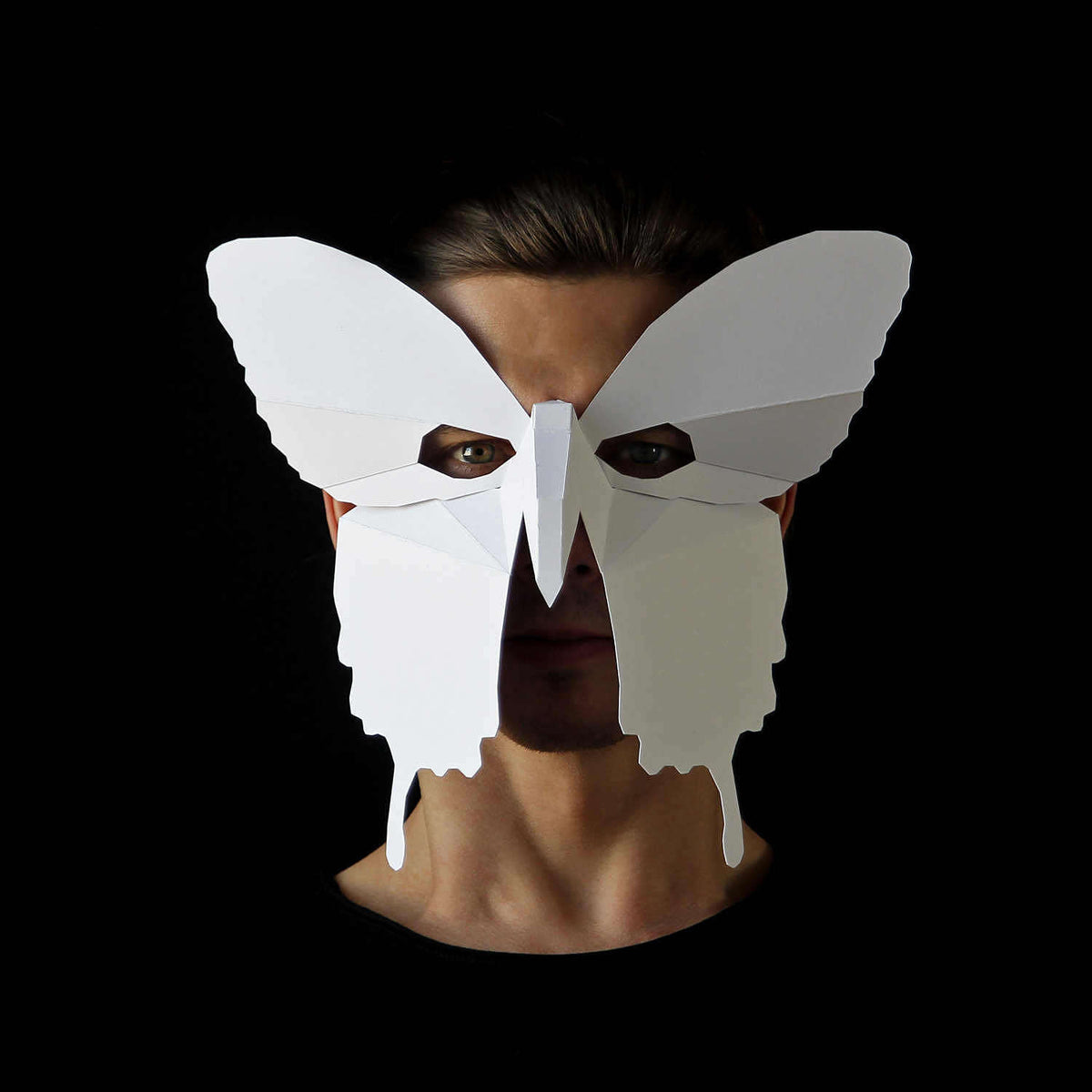 Paper Butterfly Mask | Papercraft Templates Designed By Ntanos