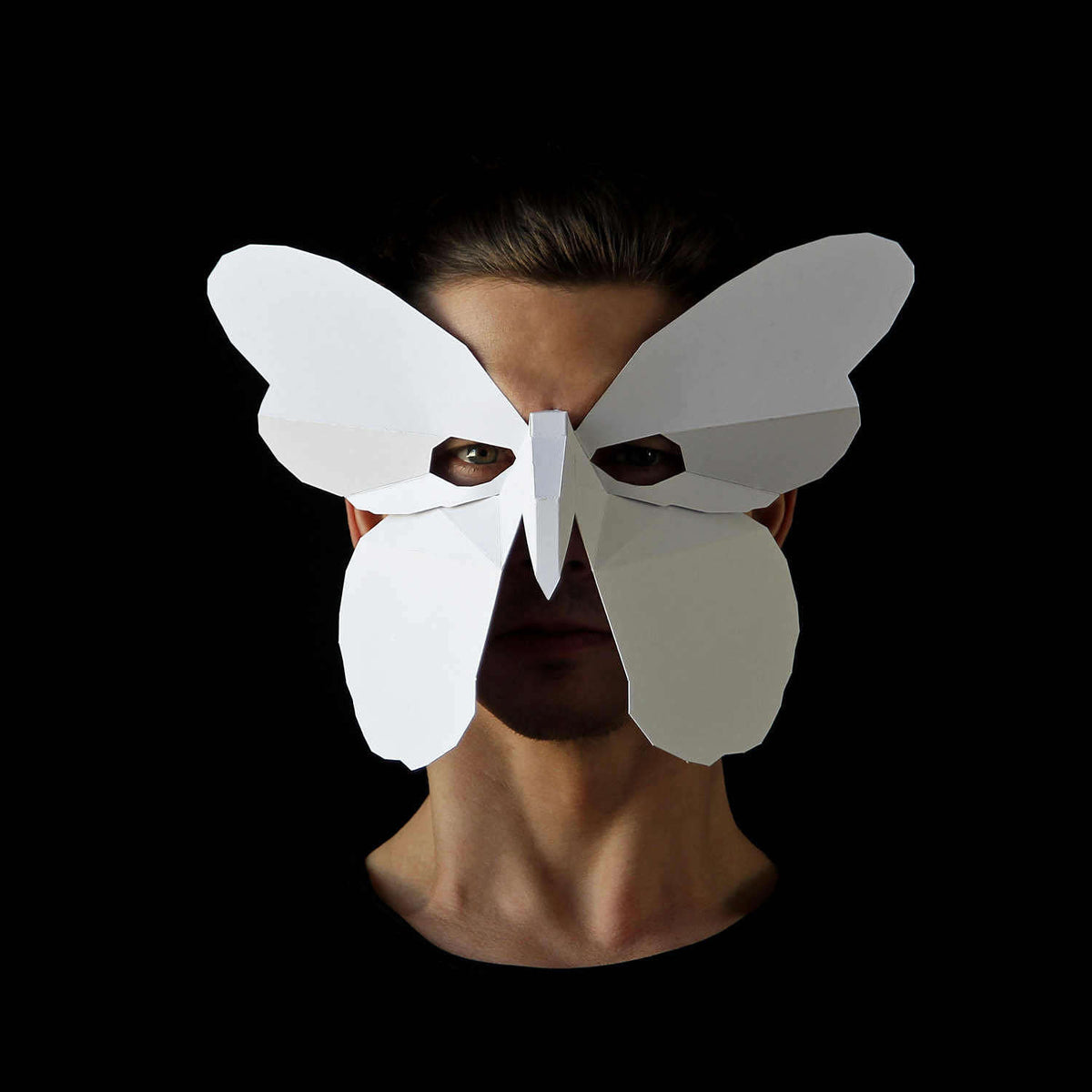 Paper Butterfly Mask | Papercraft Templates Designed By Ntanos