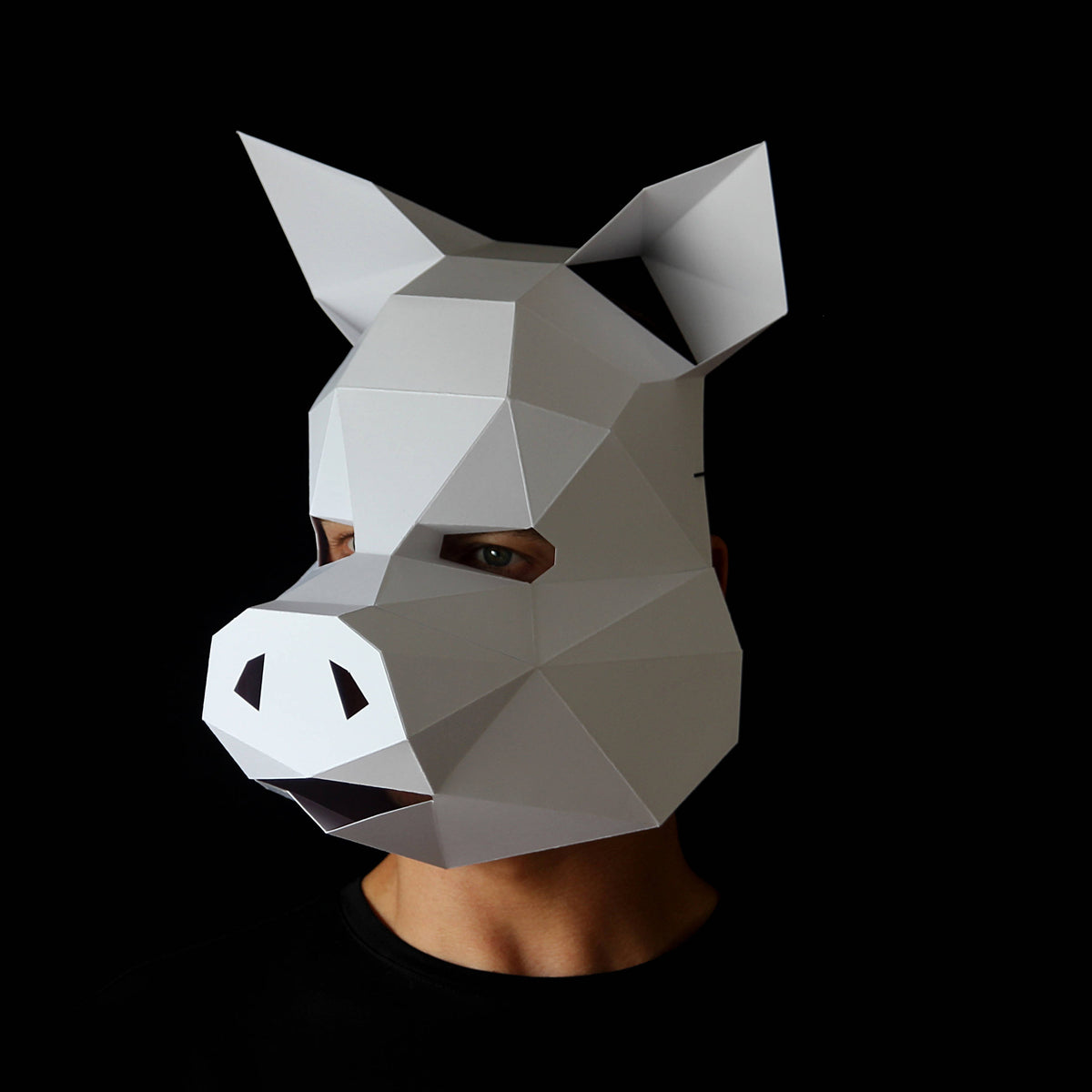 Pig Mask | Papercraft Masks by Ntanos | Crafted By You